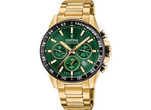 8430622792892 - Chronograph FESTINA Timeless Chronograph F20634 4 Armbanduhren goldfarben Herren Armbanduhr Quarzuhr Herrenuhr Stoppfunktion Edelstahlarmband