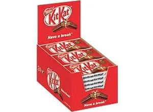 7613035358447 - Schokoriegel Nestlé KitKat Knusperwaffel mit Milchschokolade 24 Einzelriegel x 415 g