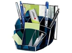 8717868132751 - Schreibtisch-Organizer Polystyrol Mitternachtsblau 158 x 143 x 93 cm