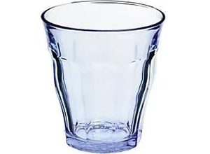 3550190501094 - Becher Gehärtetes Glas 220 ml Blau Transparent 6 Stück