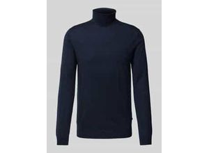 5714344604378 - Rollkragenpullover aus Wolle mit Label-Detail Modell parcusman