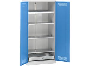 4061753036155 - eurokraft pro Umweltschrank mit Auszügen für Kanister 5 Lagerebenen Breite 950 mm