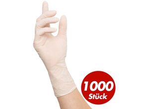 4250887742654 - Latex Einmalhandschuhe Ideal Care 8201 - 1000 Stück - Größe10 - Nitras