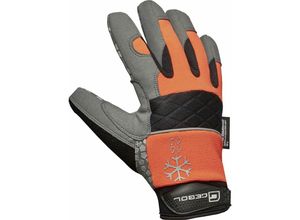 9002701986639 - Handschuh Master Thermo Größe 10 schwarz-orange Arbeitshandschuhe - Gebol