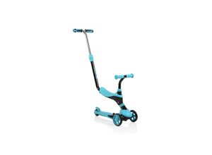 3800146225476 - Byox Kinderroller Tristar 3 in 1 Roller Rutscher Schiebestange PU Räder ABEC-5 blau