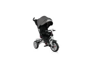 3800151978886 - Tricycle Speedy Luftreifen drehbarer Sitz Musik Licht Schubstange schwarz grau