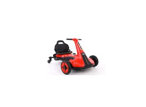 4260259874555 - ES-Toys Kinder Elektro-Fahrzeug Drift Cart Gokart Bluetooth Rückwärtsgang Hupe rot