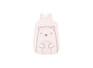 3801130000598 - Kikkaboo Babyschlafsack Bär 6-18 Monate Länge 90 cm Baumwolle Reißverschluss rosa