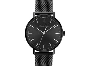 7613272456326 - Quarzuhr CALVIN KLEIN Modern 25200046 Armbanduhren schwarz Herren Armbanduhr Herrenuhr Mineralglas Edelstahlarmband analog