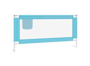 8720286345399 - Bonnevie - Kleinkind-Bettschutzgitter Blau 180x25 cm Stoff vidaXL975717