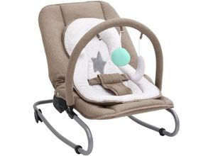 8720286432624 - Babywippe Taupe Stahl vidaXL - Taupe