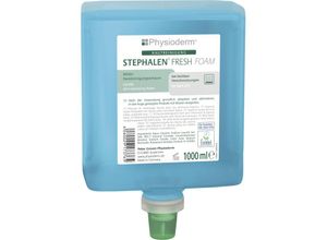 4260029173765 - Physioderm® Stephalen Fresh Foam Hautreiniger Hautreinigung während und nach der Arbeit 1000 ml - Neptuneflasche