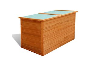 8718475503071 - Bonnevie - Garten-Aufbewahrungsbox 126x72x72 cm Holz vidaXL785041