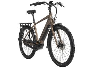 4250547533271 - ADORE E-Citybike 28 Alu Cityfahrrad CX-290 Mittelmotor 60NM   15Ah Bronze matt