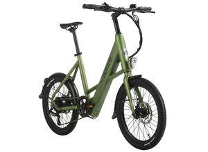 4250547533196 - ADORE E-Citybike 20 Alu Kompaktfahrrad C-200 Compact Bike Heckmotor 45NM   104Ah Metallic-Grün matt