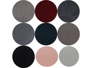4053659048349 - Wunderschöne ATA Teppich Moderner Einfarbig Teppich Rund Höhe 12 mm