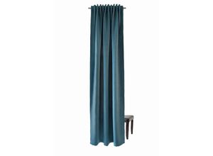 4043343595136 - Vorhang Galdin Gardinen Gr 245 cm Multifunktionsband 140 cm blau (petrol) Schlafzimmergardinen Verdunklungsvorhang Akustik blickdicht Thermo Energiesparend