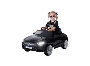 4056551095398 - Kinder-Elektroauto Mercedes-Benz CLS 350 Coupé lizenziert 2 x 20 Watt Motoren LED-Scheinwerfer (Schwarz)