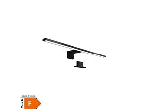 4057722006496 - Led Bad Spiegelleuchte Badezimmer Beleuchtung Aufbau IP44 Schminklicht schwarz - Bklicht