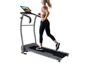 4260495756639 - KINETIC SPORTS Laufband klappbar KST1650FX mit 600 Watt kraftvoller Elektromotor Trainingscomputer mit 6 Programmen Geh- und Lauftraining stufenlos einstellbar bis 10 km h kompakt verstaubar