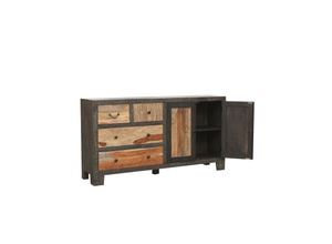 4041908127884 - INTERIA Home & Living Sideboard 88cm TARIM Kommode Schrank Anrichte Holz Buffet