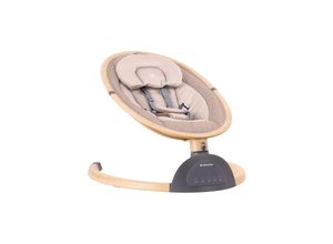 3800171203241 - Kikkaboo Babywippe Ashlee elektrisch Schaukelfunktion Moskitonetz Fernbedienung beige