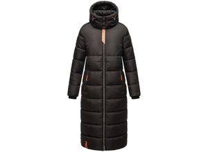 4059072761469 - NAVAHOO Damen modischer Steppmantel gesteppter Wintermantel Parka mit Kapuze Kristallblume