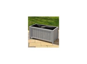 4251639209418 - Dazikemo Pflanzkasten   Pflanztrog grau 75 x 35 x 36 cm