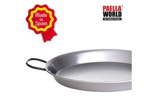 4041571915306 - Original spanische Paelle Pfanne Typ Valencia - leicht Ø 36 cm polierter Stahl robust und preiswert Ideal für Paella Pfannen- Reisgerichte