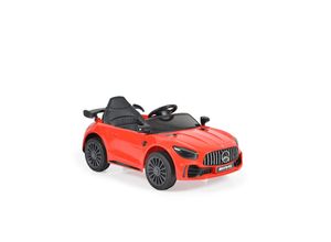 3800146214920 - Kinder Elektroauto Mercedes AMG GTR EVA-Reifen Musikeffekte Fernbedienung rot