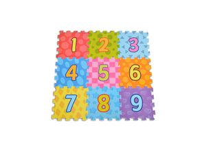 3800146221737 - 3020 Puzzlematte 9-teilig Zahlen Puzzleteppich Teilegröße 31 x 31 cm bunt