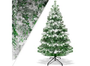 4260692718317 - Weihnachtsbaum künstlich Tannenbaum Edeltanne Spritzguss pe 180cm (Schnee) - Mit Schnee - Kesser