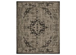 4251041691399 - Floordirekt - Flachgewebter Teppich Vintage Beige 80 x 150 cm - Beige