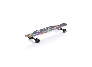 3800146227357 - Byox Skateboard Longboard 42 Dancing Style PU Rollen ABEC-9 bis 100 kg Gurt schwarz