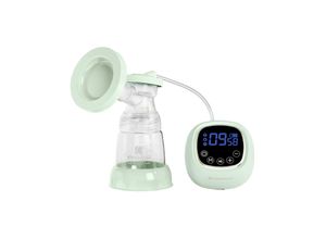 3800171206624 - Kikkaboo elektrische Milchpumpe Rhea Nippelset 180ml Flaschenvolumen Touchscreen grün