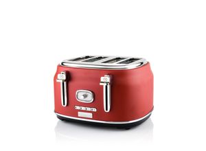 4895218314706 - Retro-Toaster - Geeignet für 4 Sandwiches- Rot