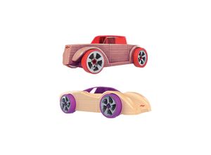 3800146223243 - Spielzeugautos 2er Set 53109 Mini 1150 x 380 x 650cm aus Holz ab 4 Jahre bunt