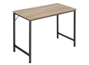 4061173209436 - tectake® Schreibtisch Jenkins - Industrial Holz hell Eiche Sonoma 100 cm