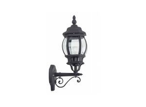 4004353031243 - BRILLIANT Lampe Istria Außenwandleuchte stehend schwarz 1x A60 E27 60W geeignet für Normallampen (nicht enthalten) IP-Schutzart 23 - regengeschützt