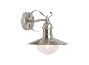 4004353110207 - BRILLIANT Lampe Arto Außenwandleuchte hängend edelstahl 1x A60 E27 60W gf Normallampen n ent IP-Schutzart 44 - spritzwassergeschützt Für LED-Leuchtmittel geeignet