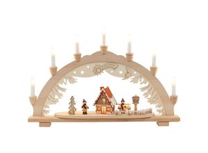 4046183629436 - SIGRO Holz Schwibbogen Winterfiguren