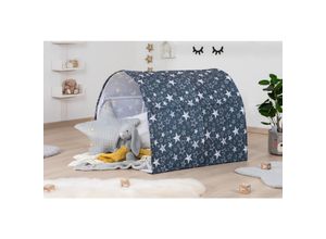 4251105969716 - TiCAA Spiel- und Betttunnel Kinderzelt Kindertunnel für Jungs & Mädchen Spielzelt für Bodenbett Hochbett Etagenbett und Einzelbett 90x200cm