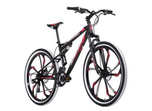 4250547531567 - KS Cycling Mountainbike Fully 275 Scrawler Schwarz-Rot RH 46