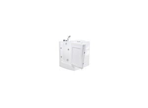 4260255472441 - Seniorenbadewanne inkl Whirlpool- vital l - Maße 153 x 76 x 64cm - Sitzwanne inkl komplettem Zubehör i Badewanne mit Tür Whirlpool-Badewannen mit