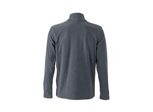 4053901776778 - James&nicholson - jn Mens Basic Fleece Jacket JN766 100%PES carbon Größe 2XL