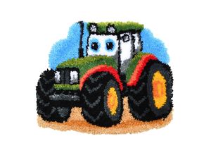 5413480826025 - Knüpf-Formteppich Traktor 55 x 46 cm