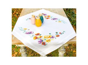 5413480653188 - Stickmitteldecke Mohnblumen bunt