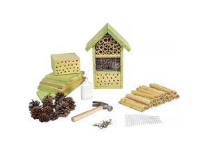 8714982091995 - Bastel-Set Insektenhotel aus Holz 18 x 14 x 26 cm