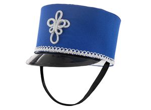 4015101365572 - buttinette Funkenhut Uniform blau silber