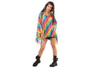 4262381010238 - buttinette Poncho Rainbow